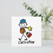 Electrician Stick Figure | Zazzle