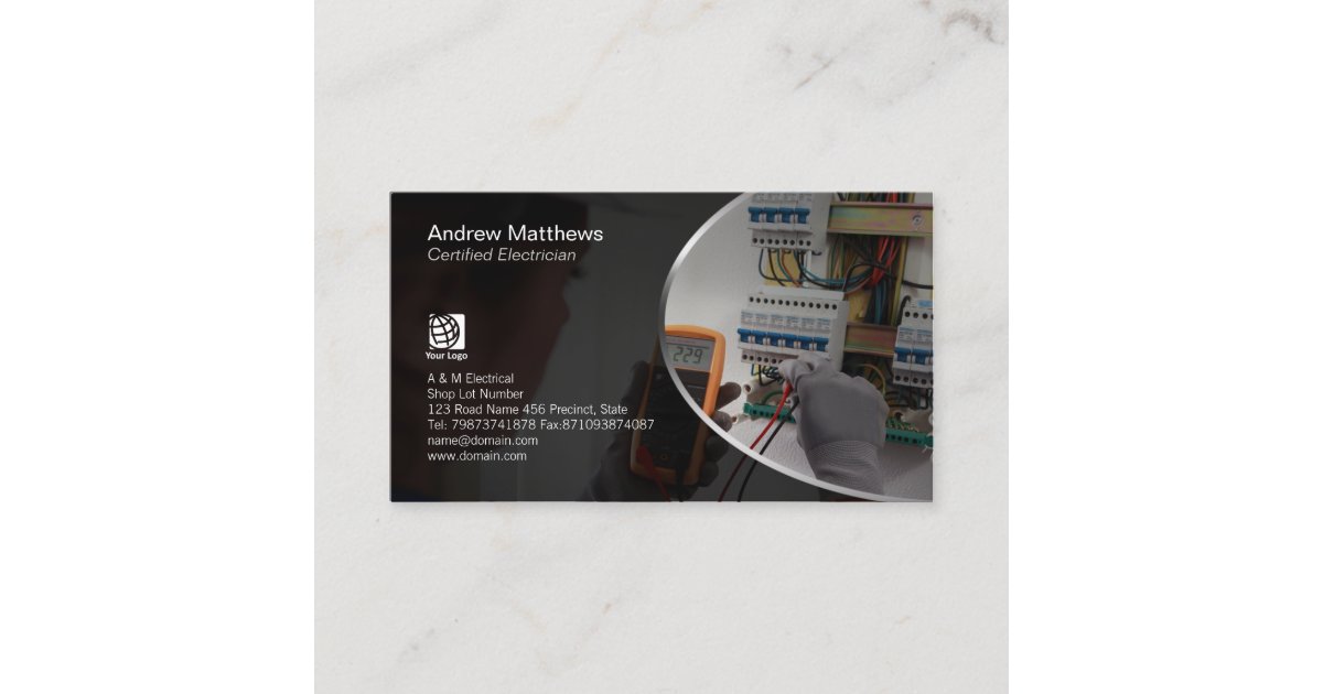 Electrician Test Electrical Circuits Business Card | Zazzle