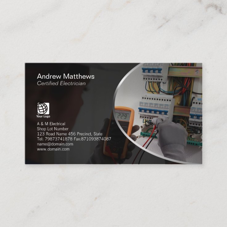 Electrician Test Electrical Circuits Business Card | Zazzle