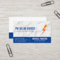 Electricity Power Logo Business Card | Zazzle