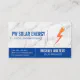 Electricity Power Logo Business Card | Zazzle