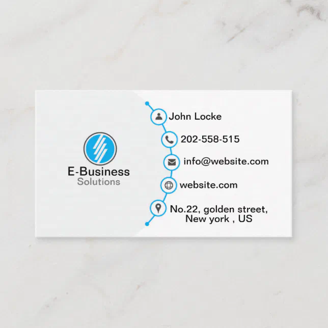 Electronic Business Card | Zazzle