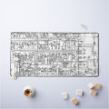 Electronic Circuit Schematic Diagram Symbols Desk Mat | Zazzle