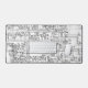 Electronic Circuit Schematic Diagram Symbols Desk Mat | Zazzle