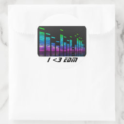 Electronic Dance Music sticker | Zazzle