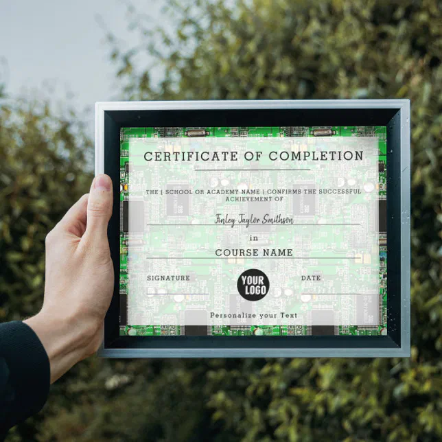 Electronics & Engineer Certificate of Completion | Zazzle