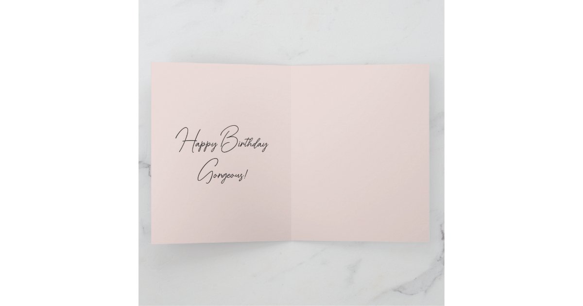 Elegance with a side of sass Birthday Card | Zazzle