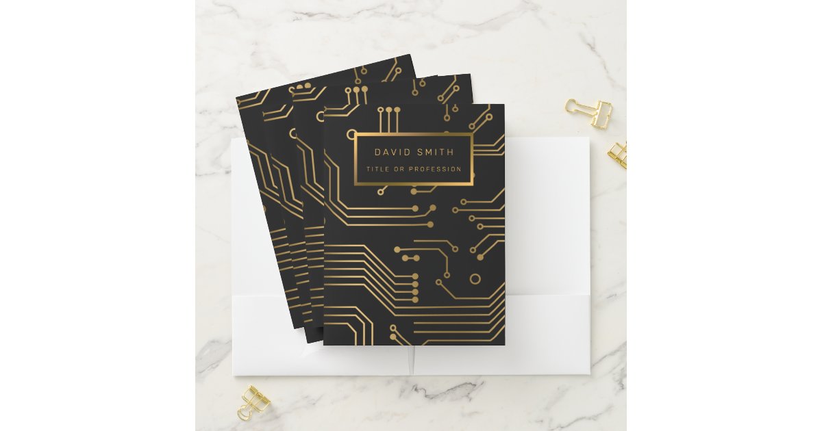 Elegant 2in1 Luxury Professional Business Card & Pocket Folder | Zazzle