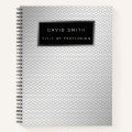 Elegant 2in1 Luxury Silver Metal Business Card & Notebook | Zazzle