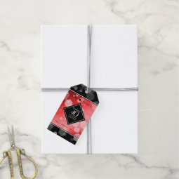 Elegant 40th Ruby Wedding Anniversary Celebration Gift Tags | Zazzle