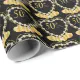 Elegant 50th Golden Wedding Anniversary Hearts Wrapping Paper | Zazzle