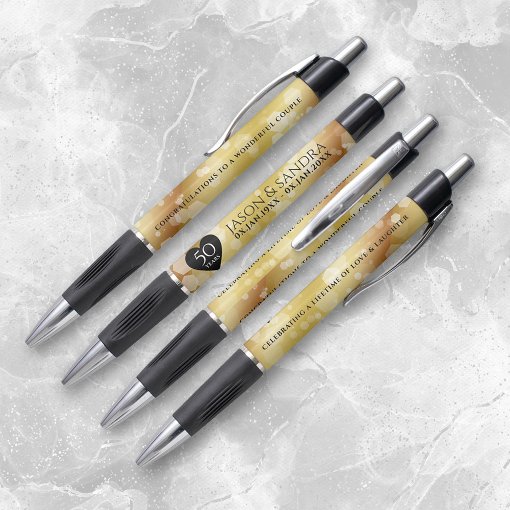 Elegant 50th Golden Wedding Anniversary Pen | Zazzle
