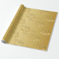 Elegant 50th Golden Wedding Anniversary Wrapping Paper | Zazzle