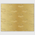 Elegant 50th Golden Wedding Anniversary Wrapping Paper | Zazzle