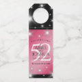 Elegant 52nd Star Ruby Wedding Anniversary Bottle Hanger Tag | Zazzle