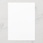 Elegant 5x7" Wedding Table Menu Cards Flat Menu | Zazzle