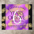 Elegant 6th Amethyst Wedding Anniversary Floor Decals | Zazzle