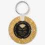 Elegant 70th Birthday Party Favors Personalized Keychain | Zazzle