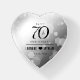 Elegant 70th Platinum Wedding Anniversary Paperweight | Zazzle