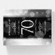 Elegant 70th Platinum Wedding Anniversary Paperweight | Zazzle