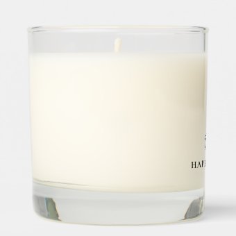 Elegant 75th Birthday Party Scented Candle | Zazzle