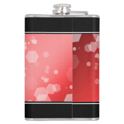 Elegant 80th Ruby Wedding Anniversary Celebration Flask | Zazzle