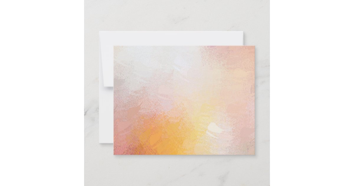 Elegant Abstract Artwork Colorful Modern Blank Note Card | Zazzle
