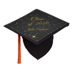 Elegant,Abstract,Star Nightl,Personalize Graduation Cap Topper | Zazzle