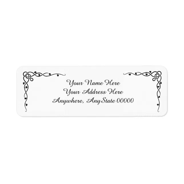Elegant Address Labels | Zazzle