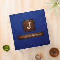 Elegant Air Force blue (USAF) Leather Look Binder | Zazzle
