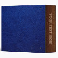 Elegant Air Force blue (USAF) Leather Look Binder | Zazzle