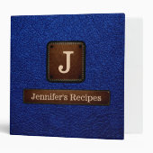 Elegant Air Force blue (USAF) Leather Look Binder | Zazzle