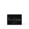 Elegant All Black Signature Script Notary Attorney Business Card | Zazzle