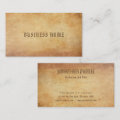 Elegant American Text Nostalgic Old Paper Look Business Card | Zazzle
