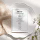 Elegant And Chic couple shower Bridal Shower Menu | Zazzle