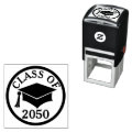 Elegant and Classy Grad Cap Class Year Self-inking Stamp | Zazzle
