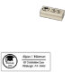 Elegant and Classy Grad Cap Year Return Address Rubber Stamp | Zazzle