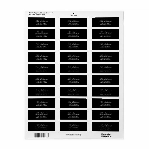 Elegant and Minimalist Address Label | Zazzle