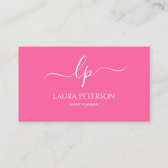 Elegant and simple handwritten script calligraphy business card | Zazzle