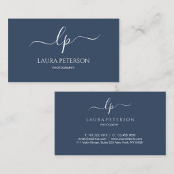 Elegant and simple handwritten script calligraphy business card | Zazzle