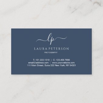 Elegant and simple handwritten script calligraphy business card | Zazzle