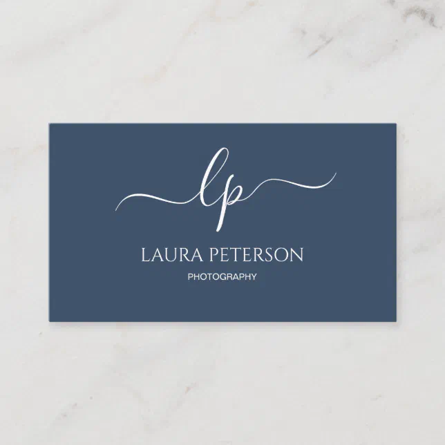 Elegant and simple handwritten script calligraphy business card | Zazzle