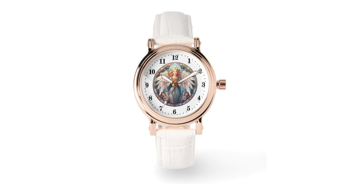 Elegant Angel lovers Religious Watch | Zazzle