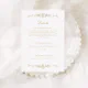 Elegant Antique Gold Line Art Wedding Details Enclosure Card | Zazzle