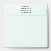 Elegant Aqua Water Envelope | Zazzle