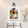 Elegant Arch Graduate Photo Congratulations Banner Foam Board | Zazzle