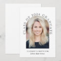 Elegant Arch Photo Class of 2024 Graduation Announcement | Zazzle