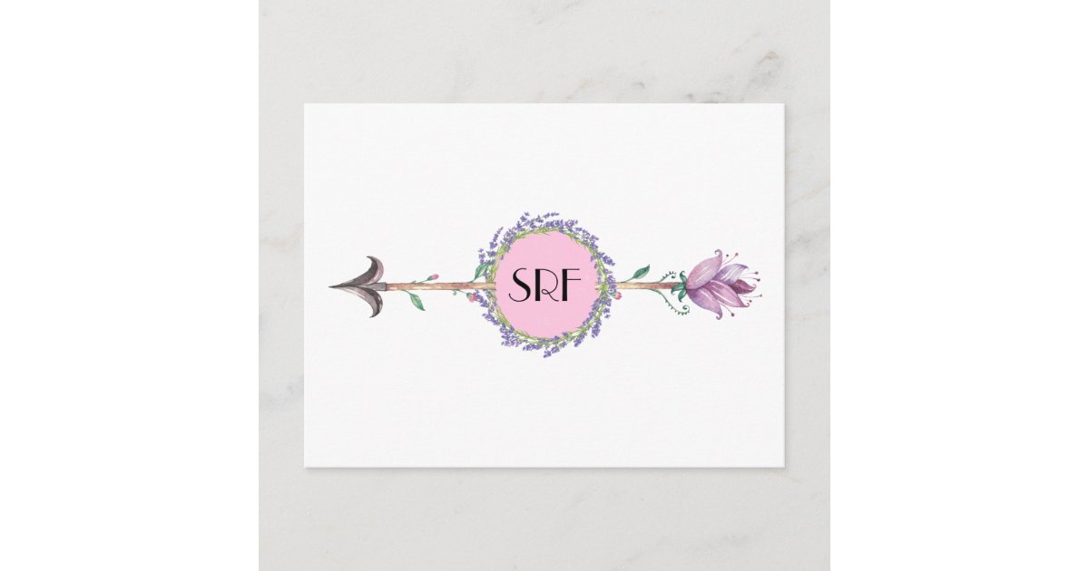 Elegant Arrow Postcard | Zazzle