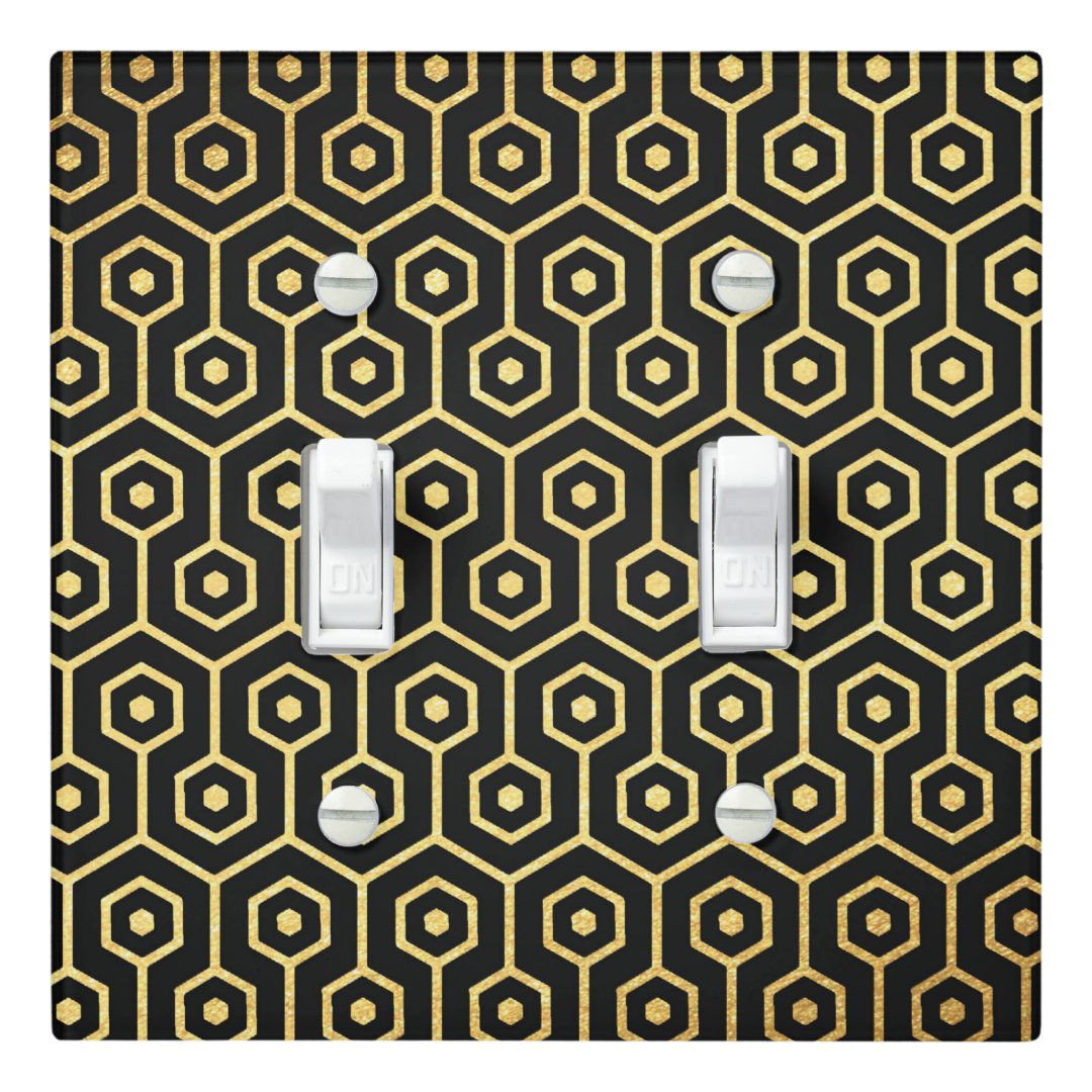 Elegant art deco pattern switch cover | Zazzle