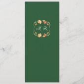 Elegant Autumn Leaves Menu | Zazzle